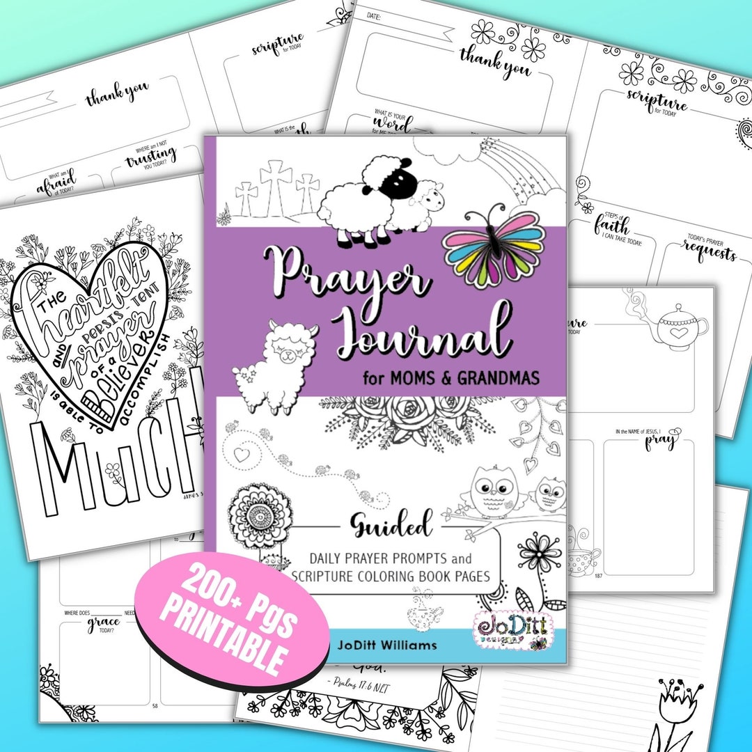Prayer Journal for Moms Printable PDF Download, With Bible Verse ...