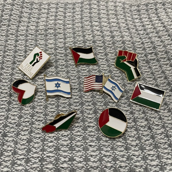 Palestine Pins Set - Etsy