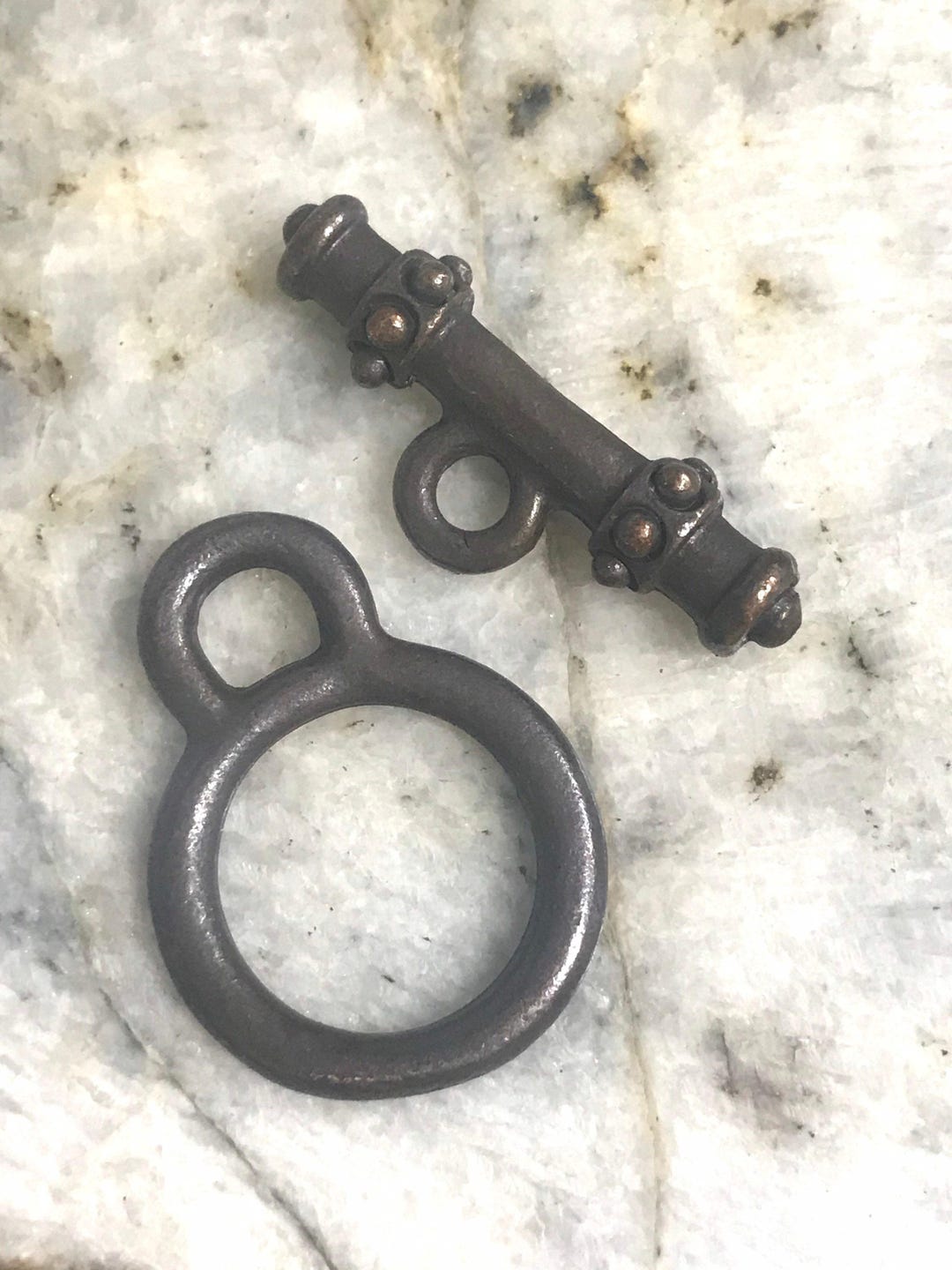 Pewter Antique Rusty Brown Tibetan Style Toggle Clasps Lead Free Toggle ...