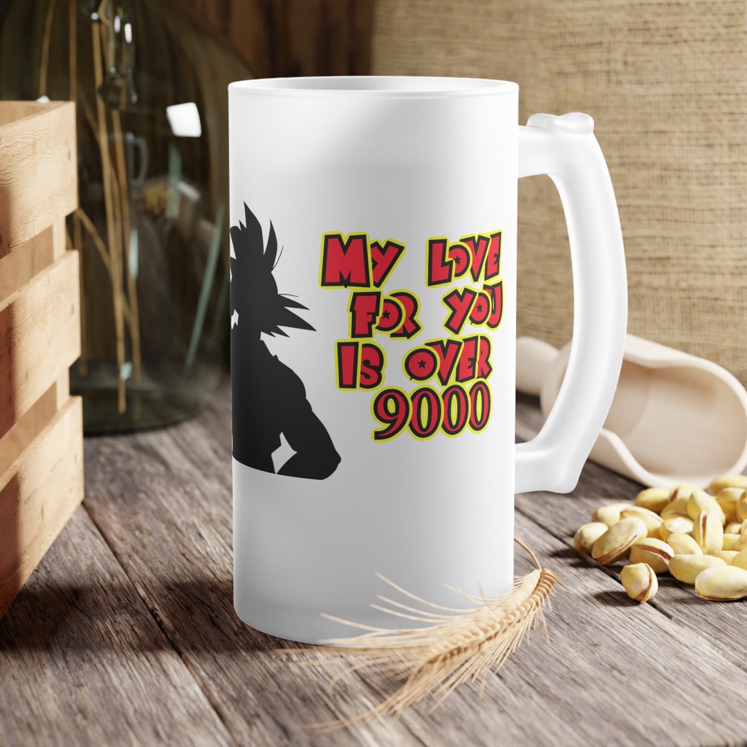 Dragonball Z, Frosted Glass Beer Mug, Beer Mug, Father's Day, Father's ...
