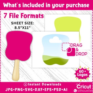 Church Fan Template, Custom Paddle Fan, Paddle Fan Template, Blank Fan ...