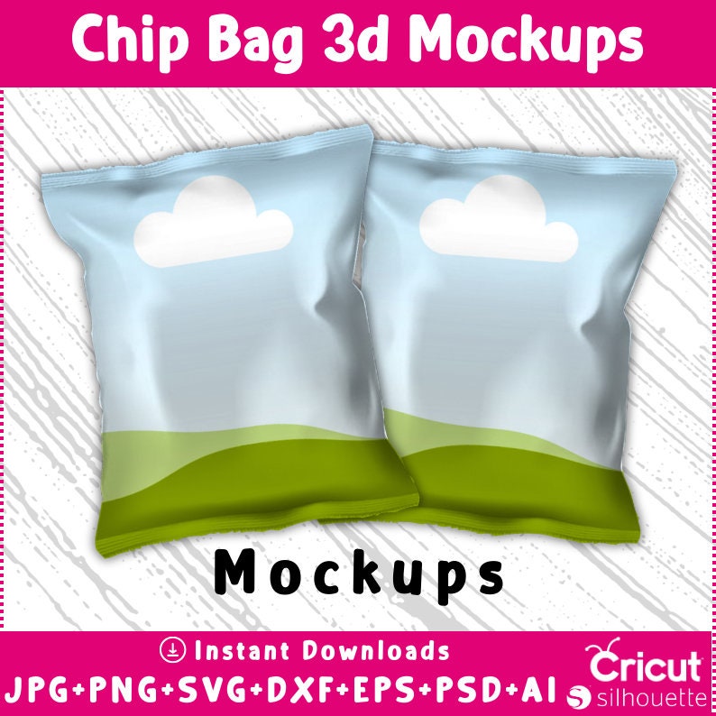 Chip Bag Template, Chip Bag Label, Printable Party Favor, Customizable ...