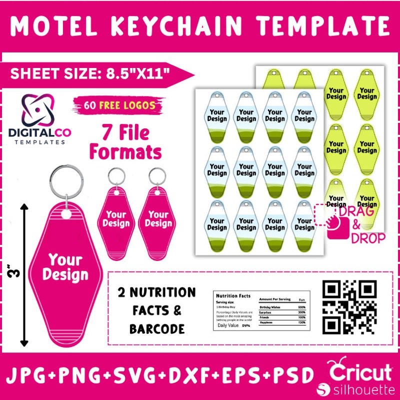 Motel Keychain - Etsy