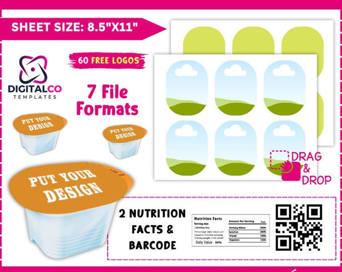 Snack Stack Topper Label Template, Snack Stack Chip Template, Snack ...