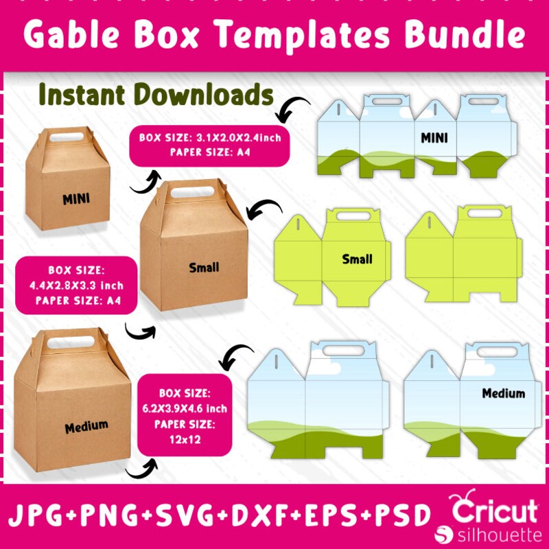 Box Template - Etsy