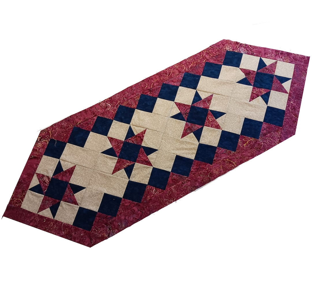 Quilted Table Runner Pattern ~ Digital PDF Download for Easy Table ...