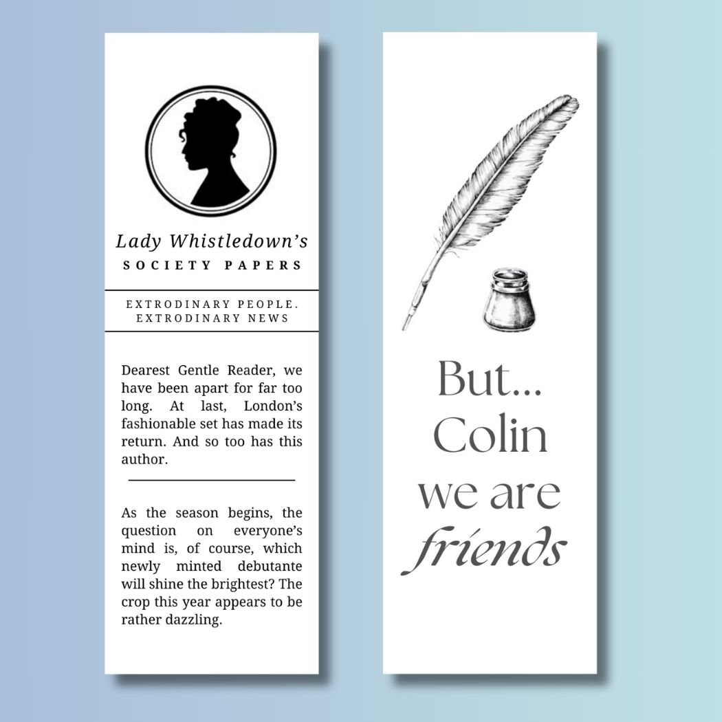Bridgerton Bookmarks, Bridgerton Quotes, Gifts for Bookworms & Readers ...