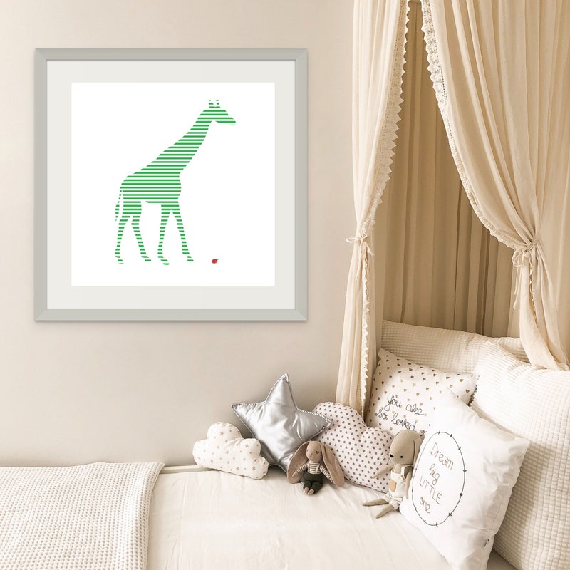 Striped Giraffe - Etsy