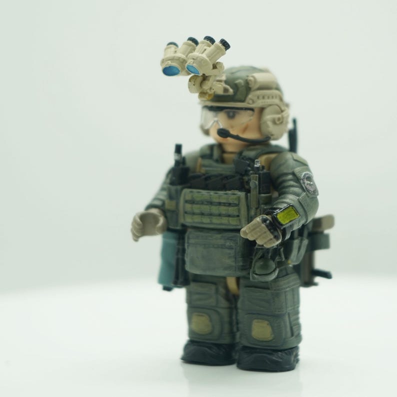 C.O.D Studio: Lego-compatible Military Accessory Set CCT KSK Urban Camo ...