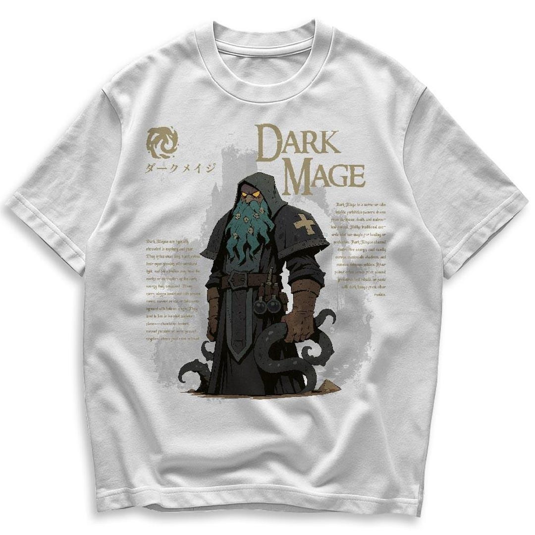 Wizard Dark Mage Middle Earth Fantasy Japanese T-shirt - Etsy