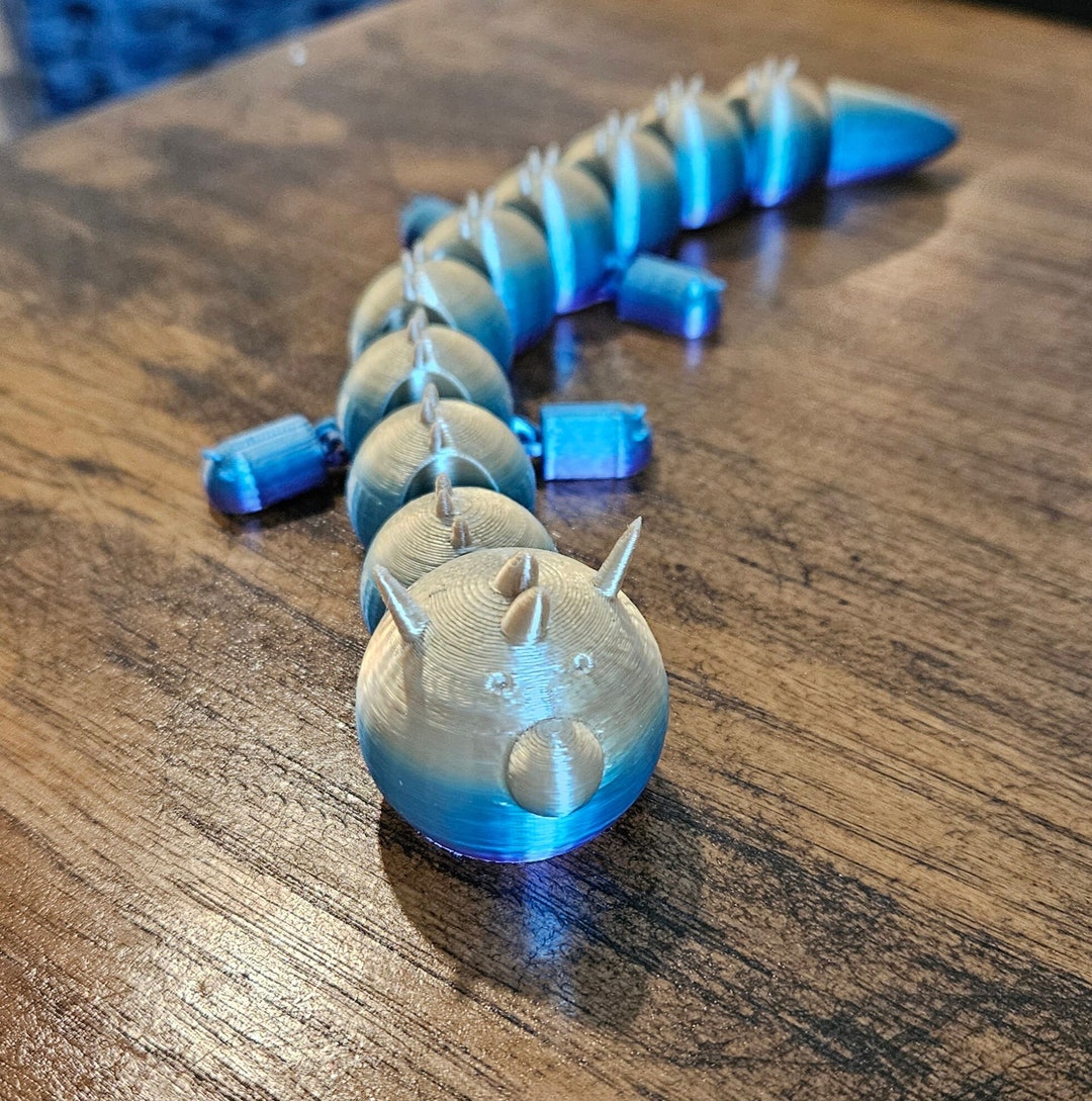 Articulated Tubby Dragon Fidget Toy, 3d Printed Animal - Etsy