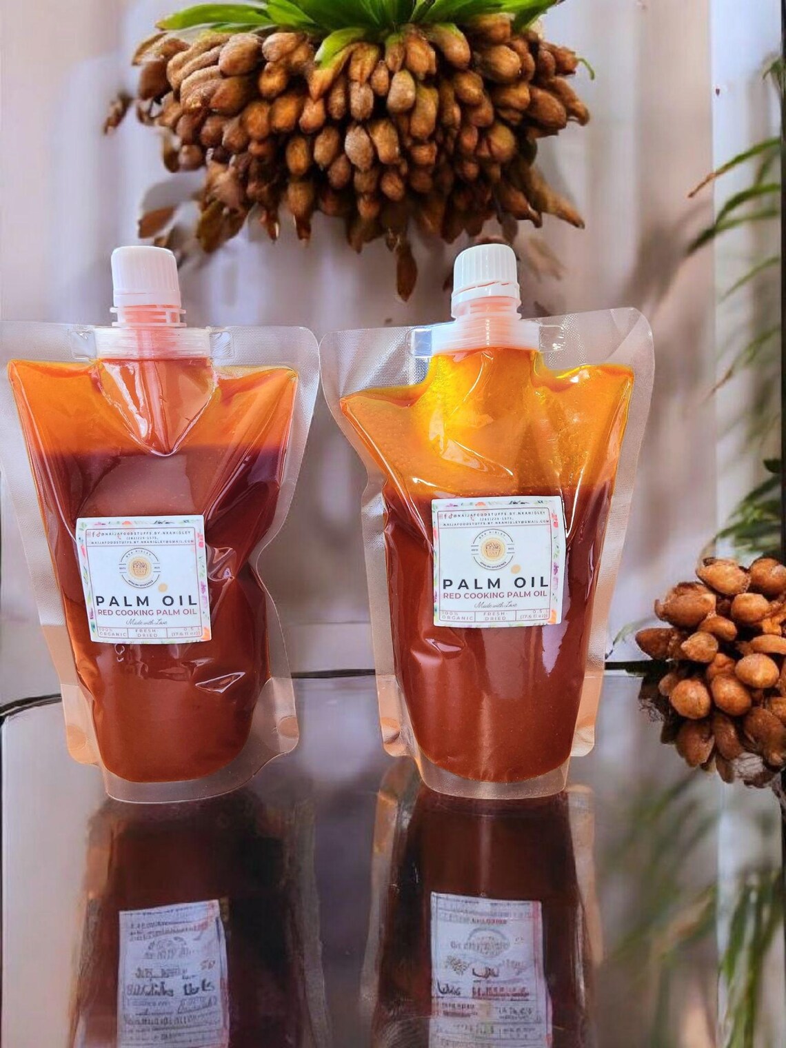 50cl Nigerian Red Pure Fresh Cooking Palm Oil/easy-pour Container ...