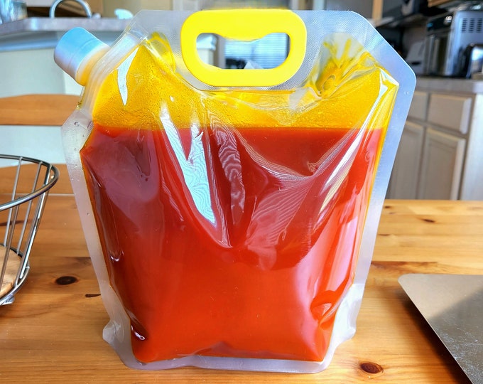 1L/1.5L Nigerian Red Pure Fresh Cooking Palm Oil/easy-pour Container ...
