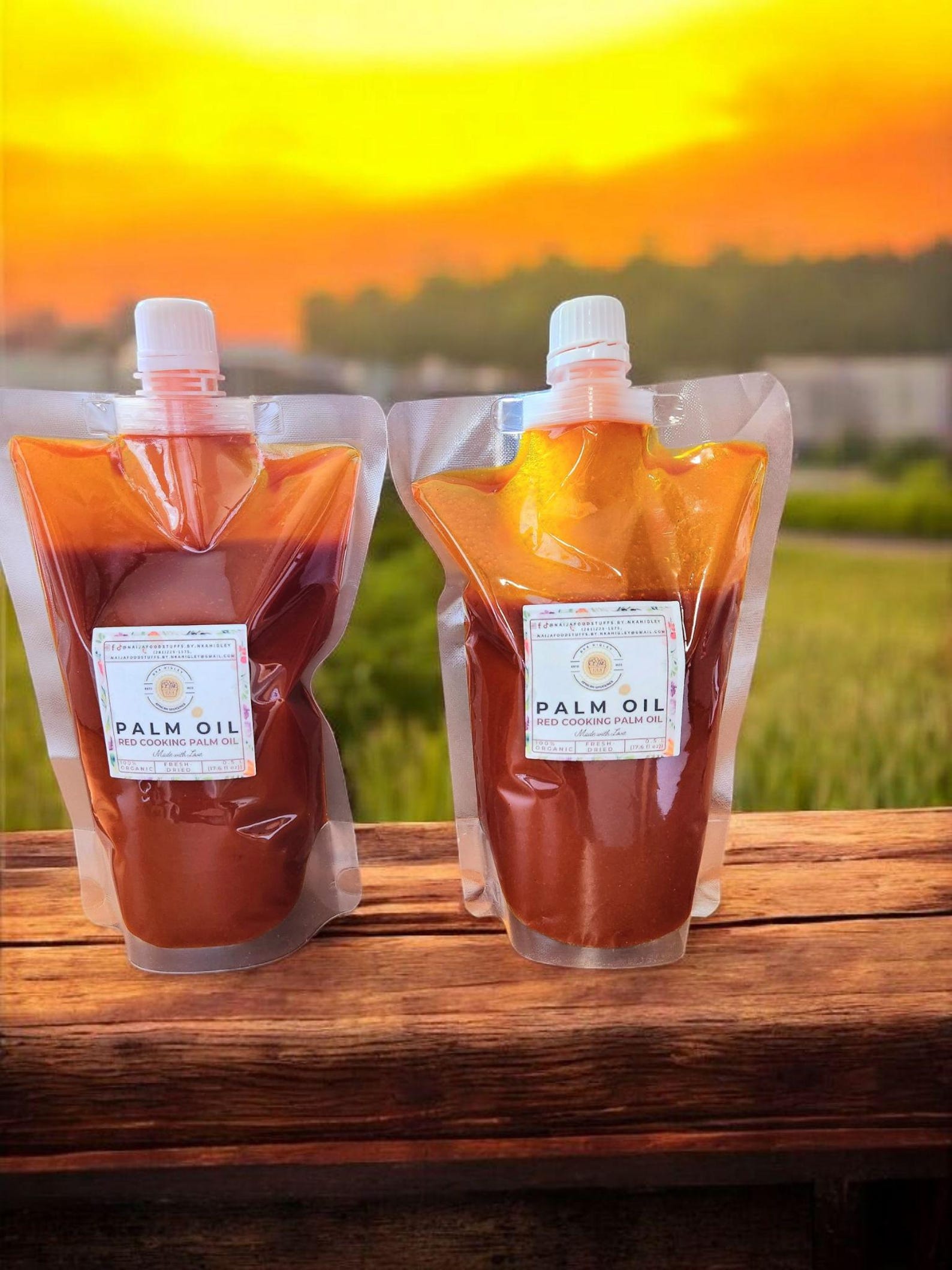 50cl Nigerian Red Pure Fresh Cooking Palm Oil/easy-pour Container ...