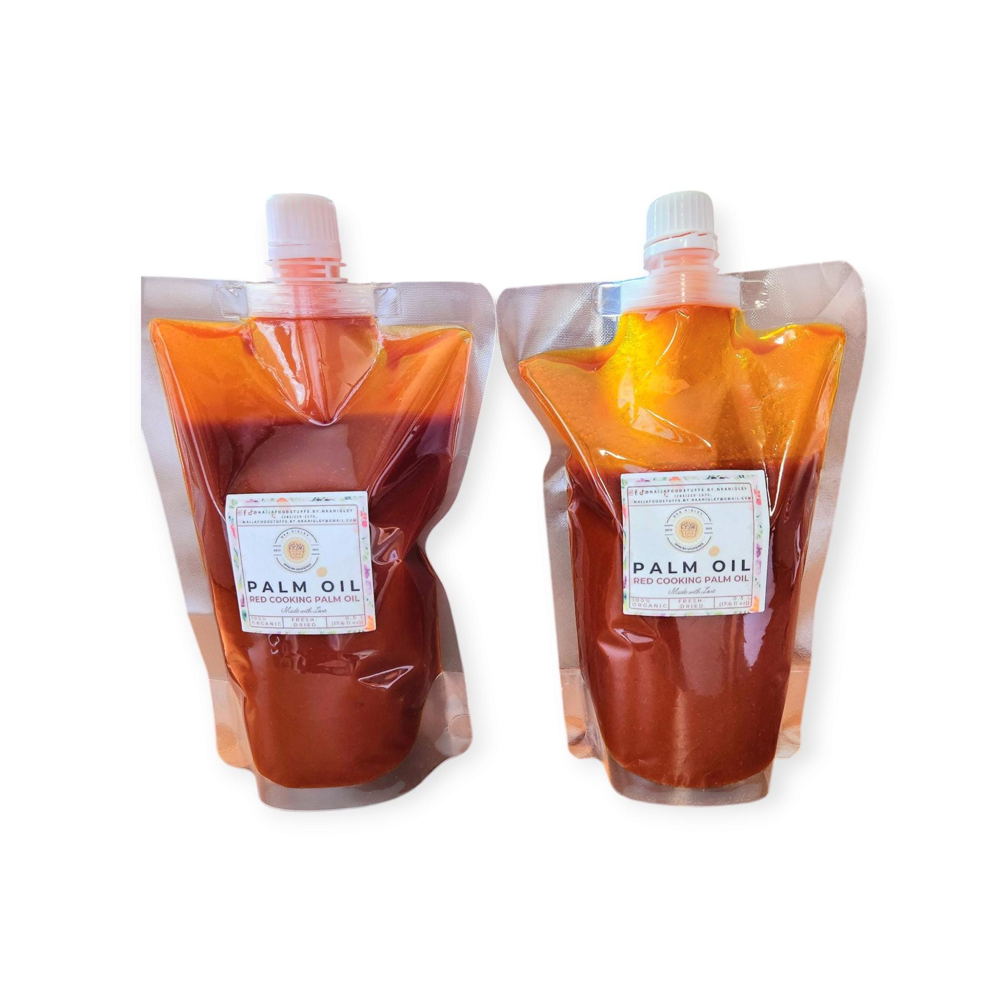 50cl Nigerian Red Pure Fresh Cooking Palm Oil/easy-pour Container ...