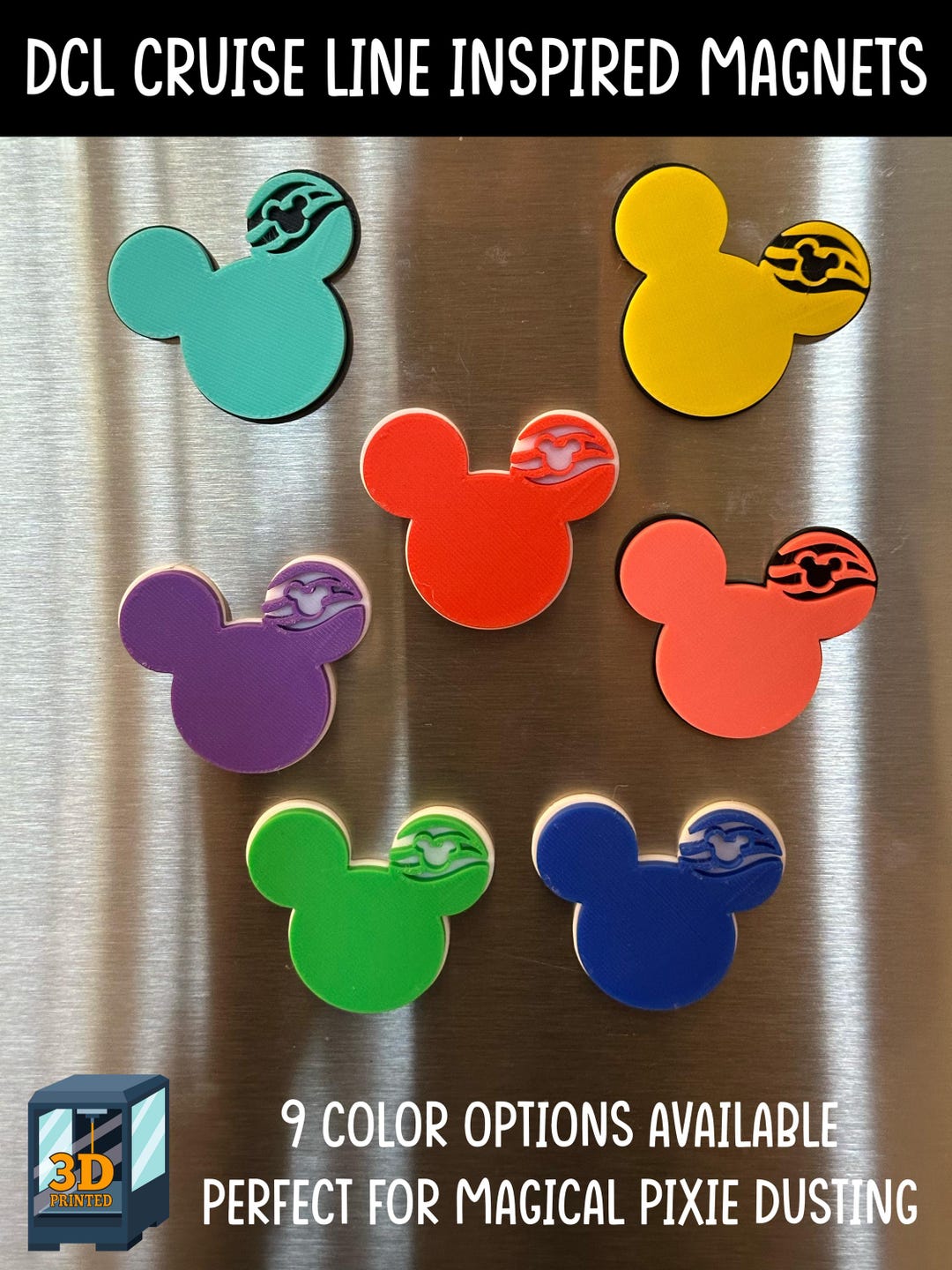 Cruise Line Inspired Mouse Magnets | Pixie Dust, Cast Member Thank You ...