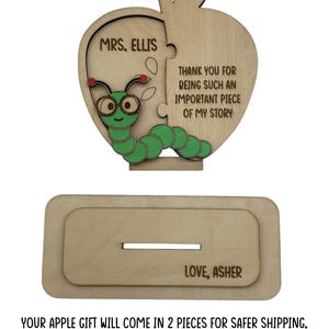 Personalized Teacher Thank You Plaque | Laser Engraved Gift for Teacher ...