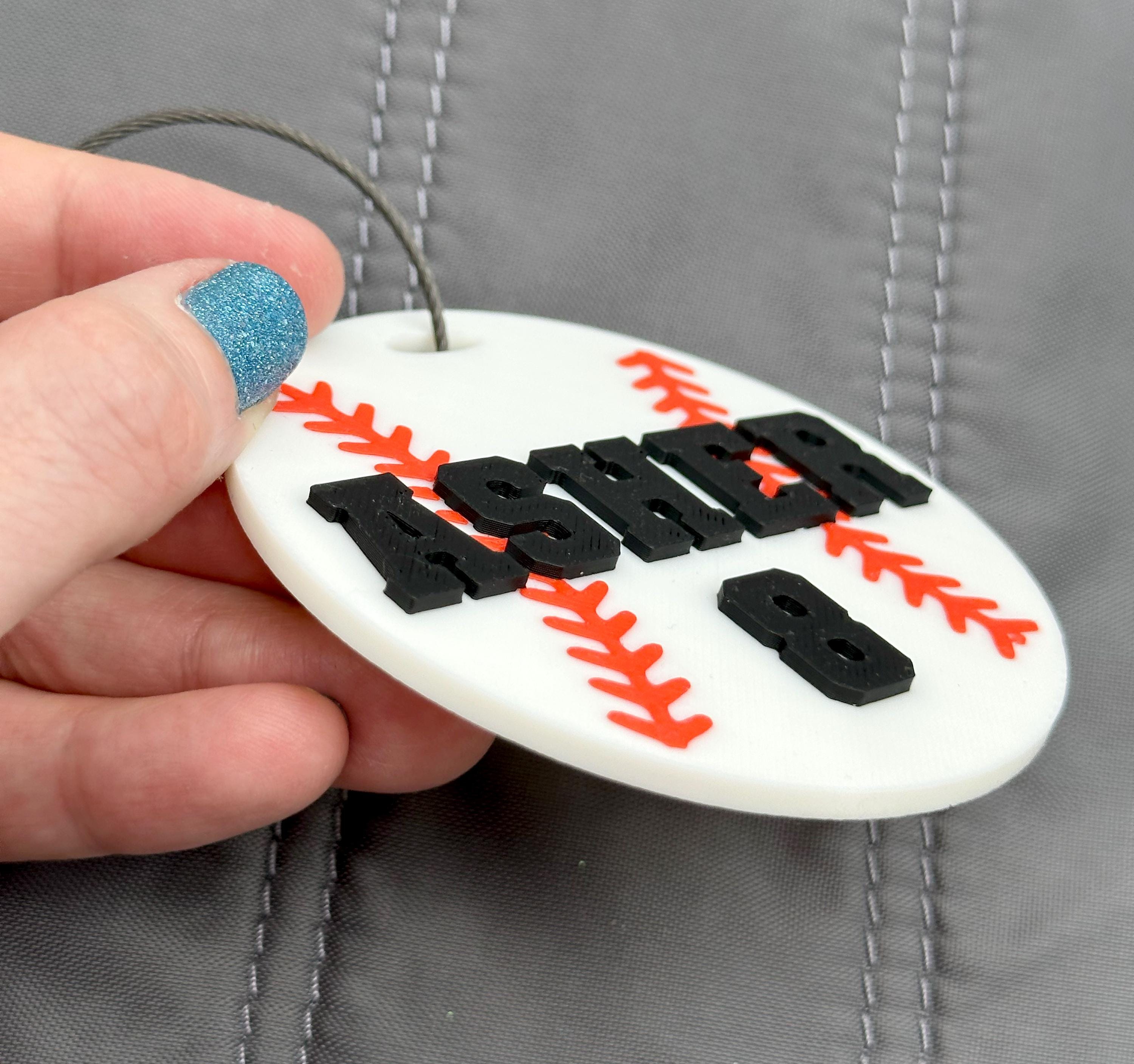 Sports Bag Name Tag | Personalized Sport Keychain | Bag Tag for ...