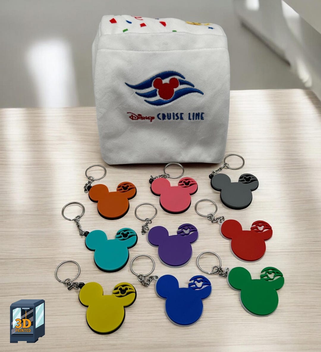 Cruise Line Mouse Inspired Keychain | Pixie Dust, Cast Member Thank You ...