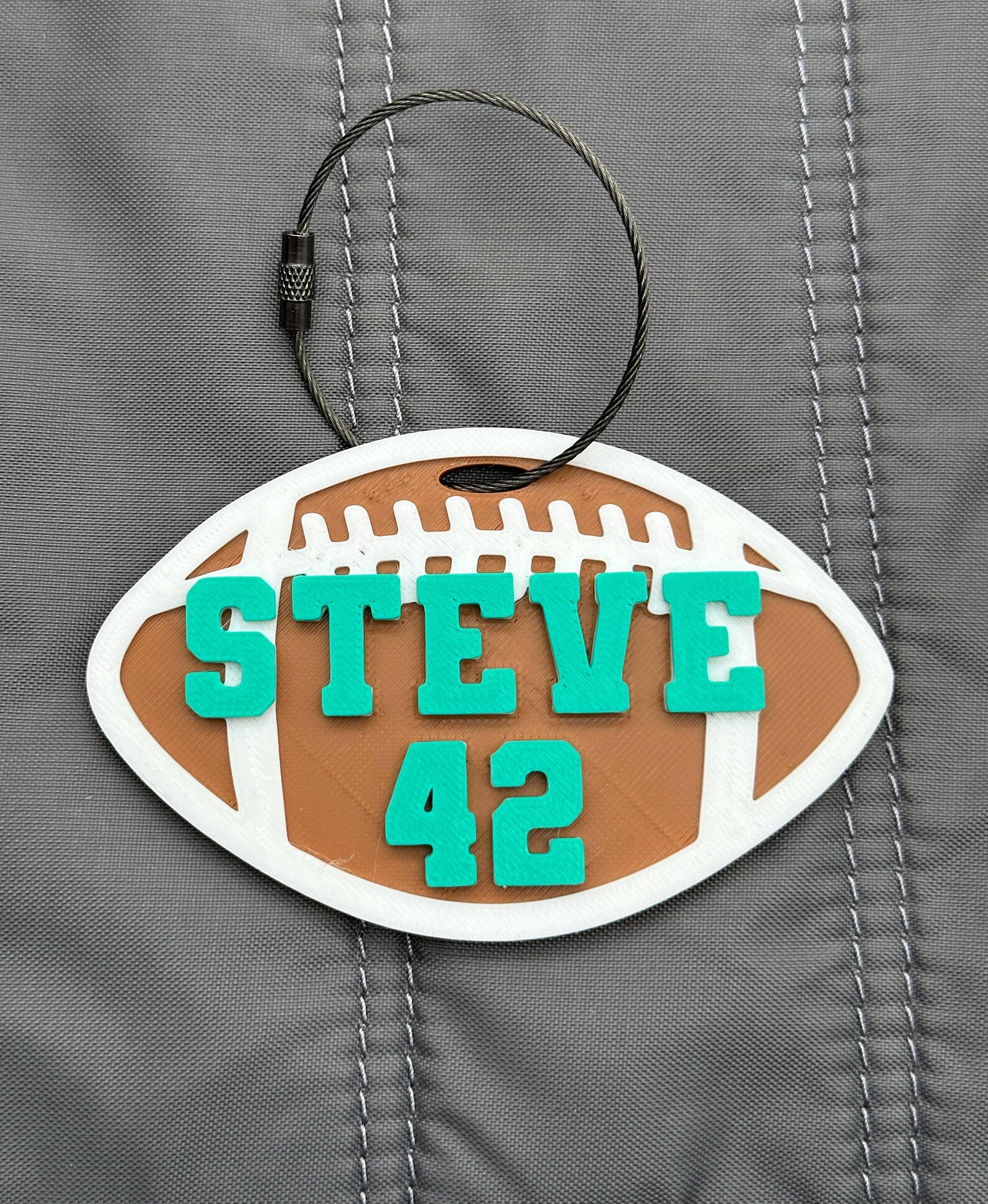 Sports Bag Name Tag | Personalized Sport Keychain | Bag Tag for ...