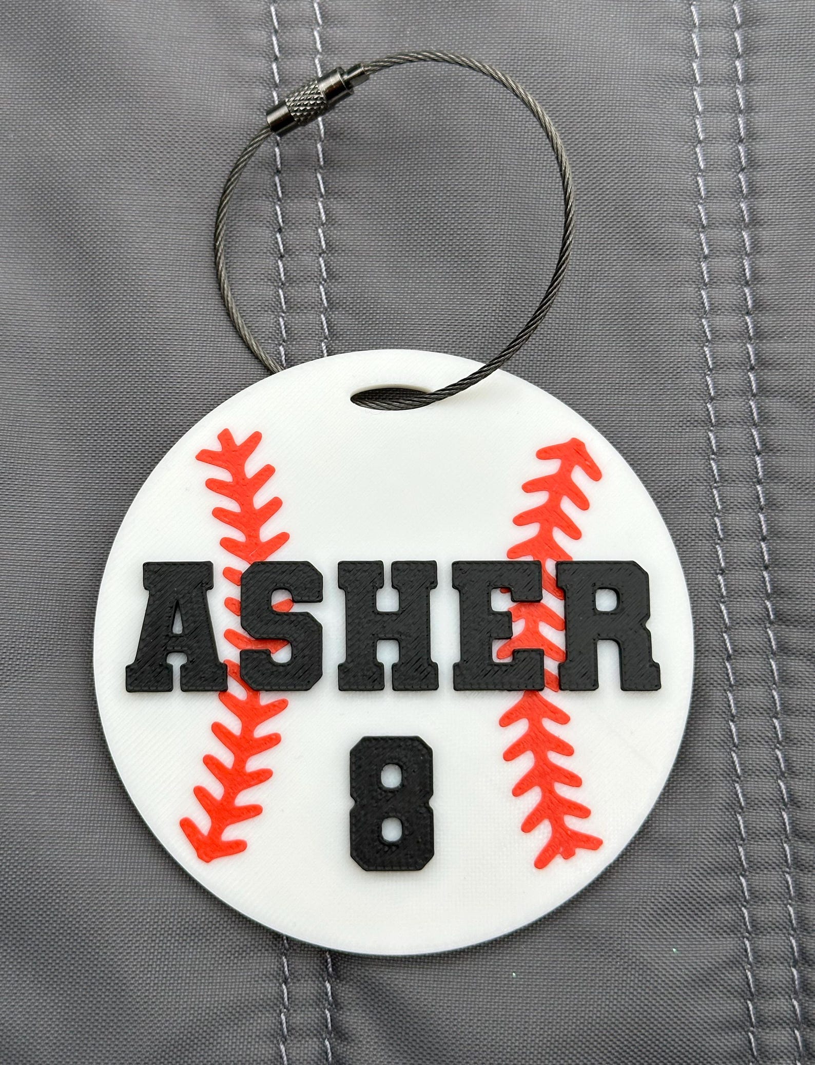 Sports Bag Name Tag | Personalized Sport Keychain | Bag Tag for ...