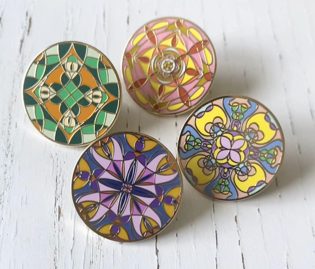 Cymatic Healing Enamel Pin – Spiritual Wellness Gift - Etsy