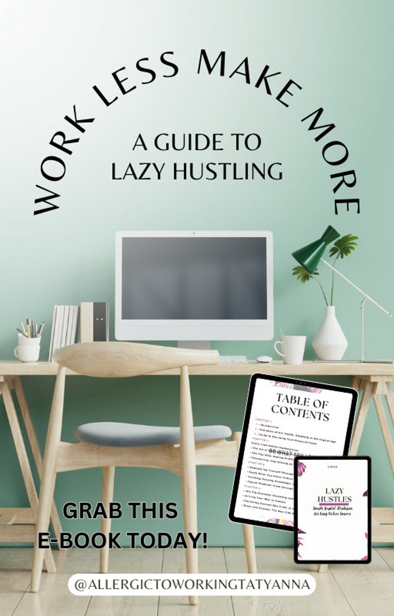 Passive Income Ebook Digital Hustle Strategies Guide - Etsy