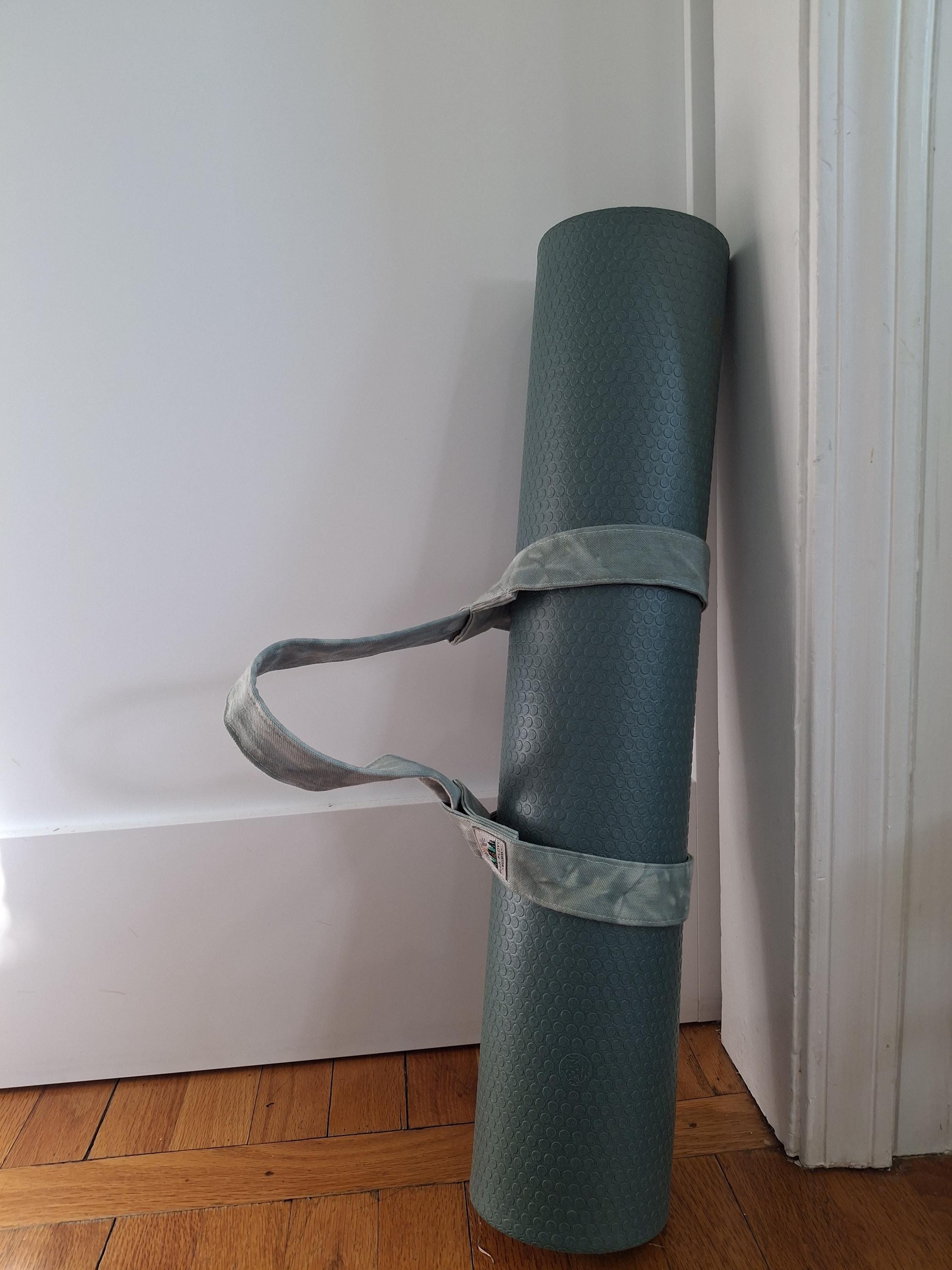 Simple Yoga Mat Strap | Handmade Yoga Mat Sling | Shoulder or Luggage ...