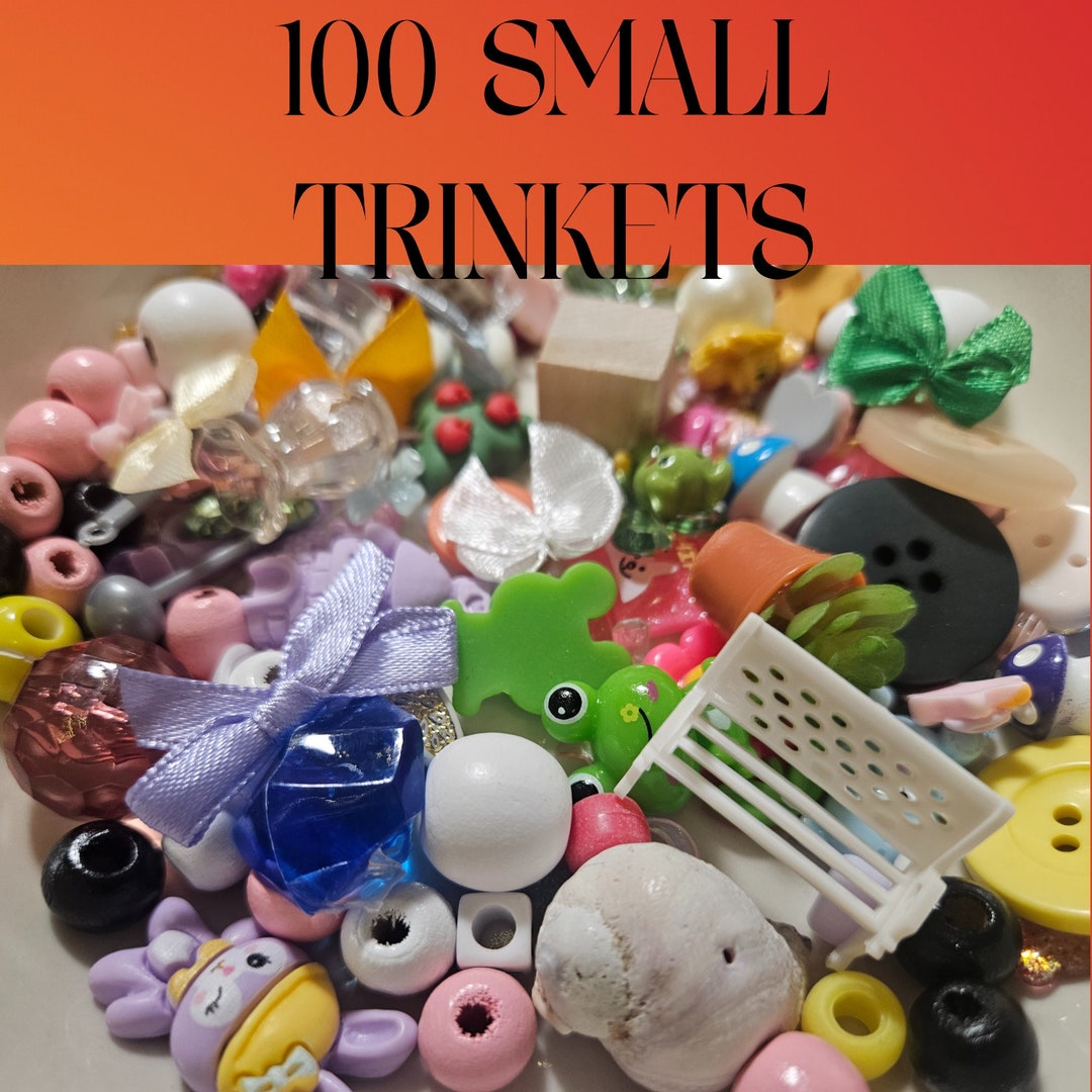 100 Miniature Trinkets Miniature Accessories Grab Bag Lot-miniature ...