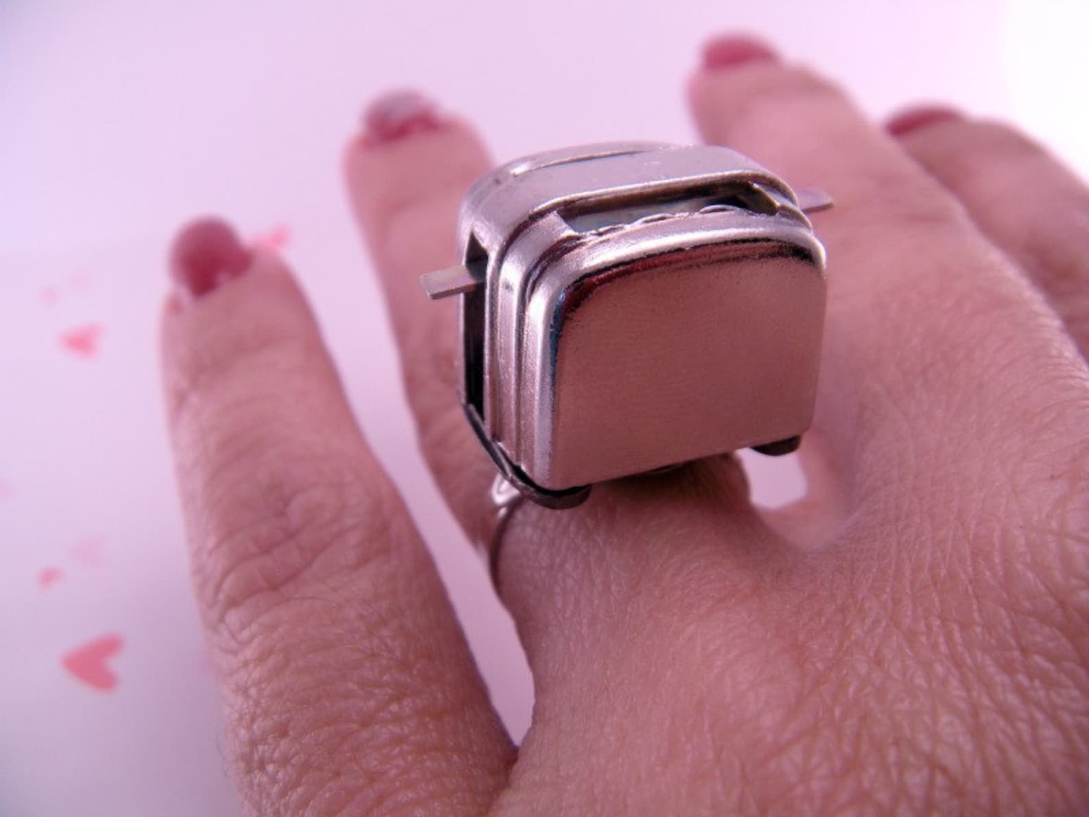 The Brave Little Toaster Mini Toaster Adjustable Ring - Etsy