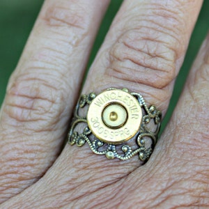 Annie Get Your Gun Spent Gun Bullet Shell Adjustable Ring - Etsy