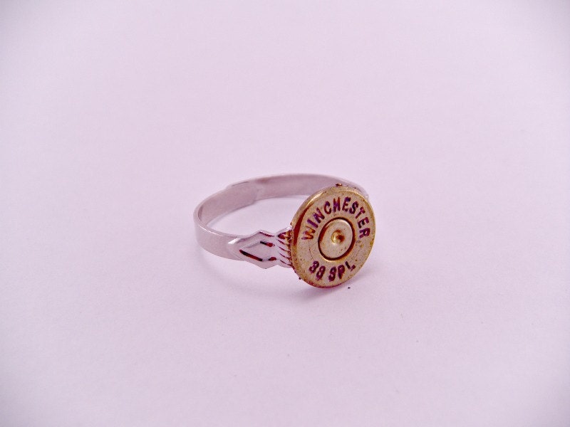 Annie Get Your Gun Spent Gun Bullet Shell Adjustable Ring - Etsy