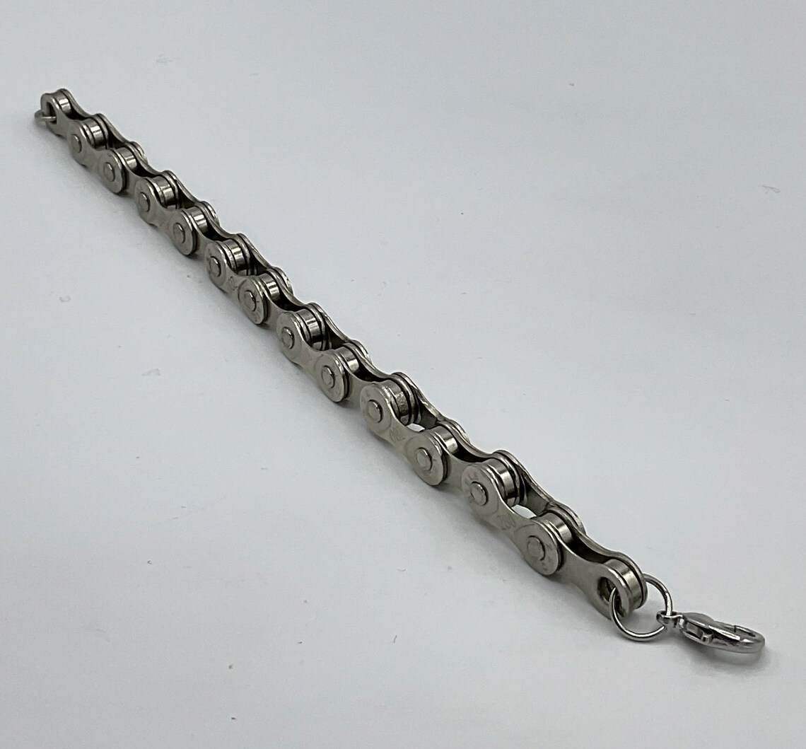 Chain Reaction Recycled Bicycle Bike Chain Bracelet Punk Kitsch Geek ...