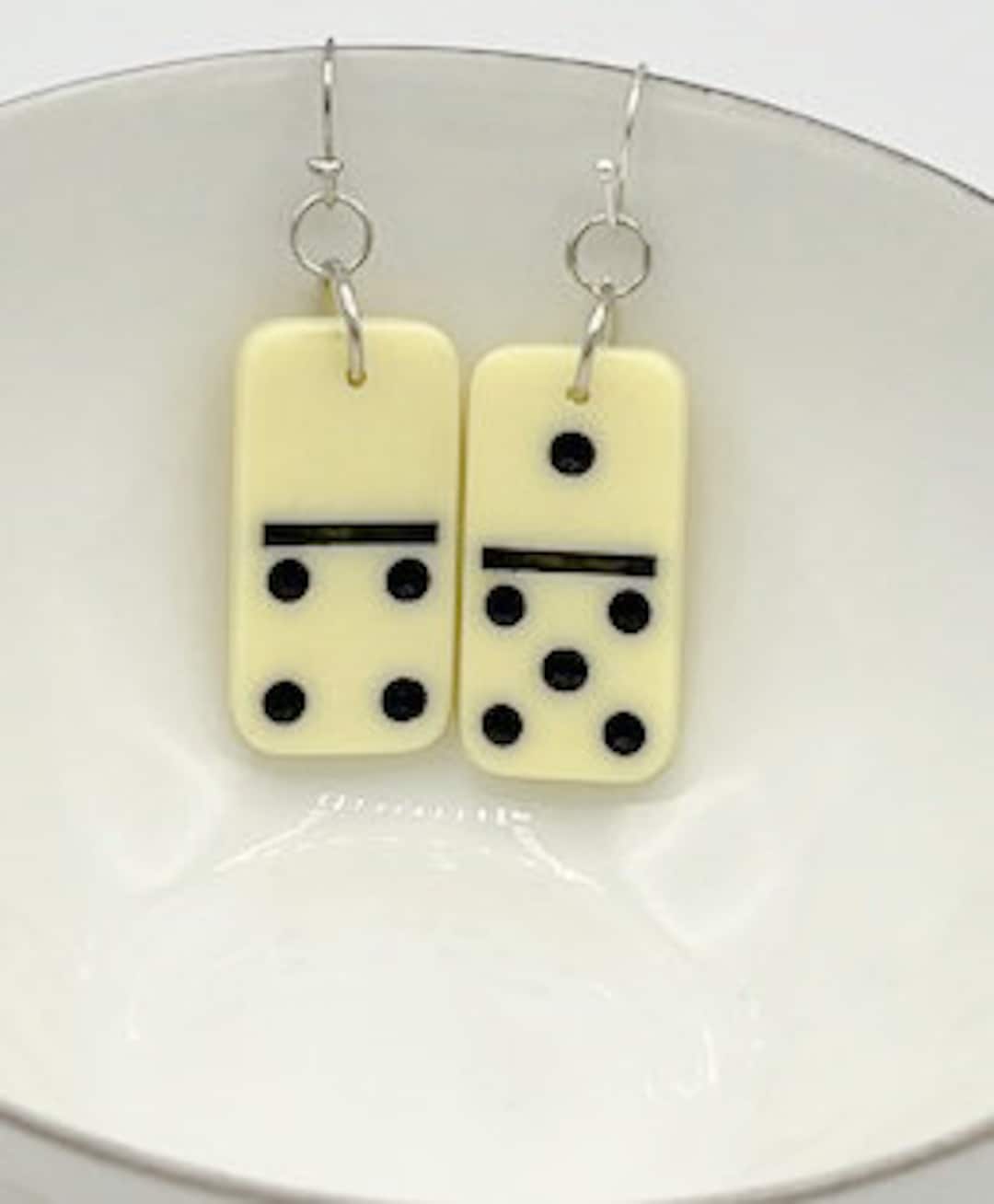Mini Domino Wire Earrings Dork Nerd Geek Game Funky KITSCH - Etsy