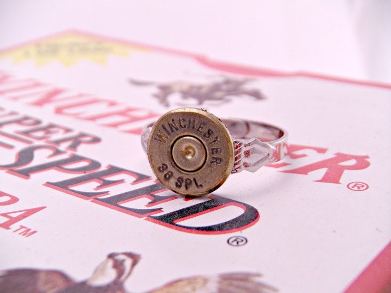 Annie Get Your Gun Spent Gun Bullet Shell Adjustable Ring - Etsy