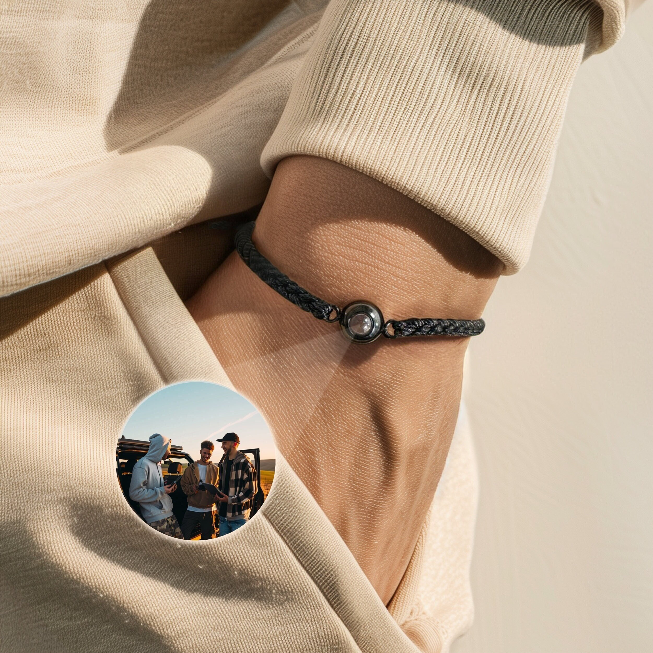 Custom Handmade Braided Rope Bracelets for Dad, Pictures Inside ...