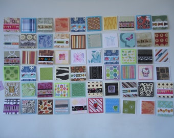 60 Little Mini Notecards Mini Shop Notecards Tiny Mixed Lot - Etsy