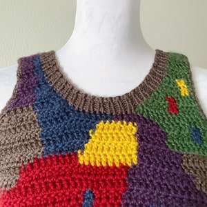 The Funky Little Top| Handmade Crochet Crop Top - Etsy