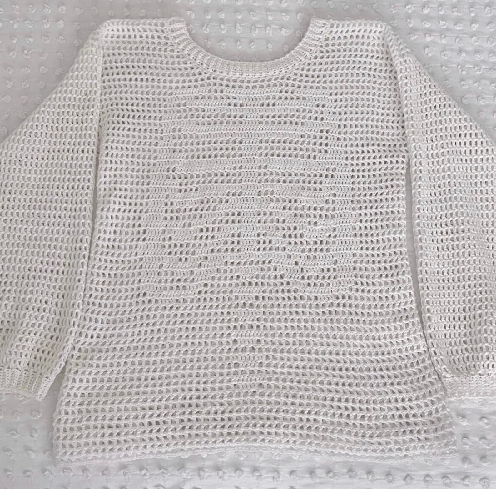 The Skeleton Sweater Crochet Pattern| Filet Crochet| Digital Pdf Only ...