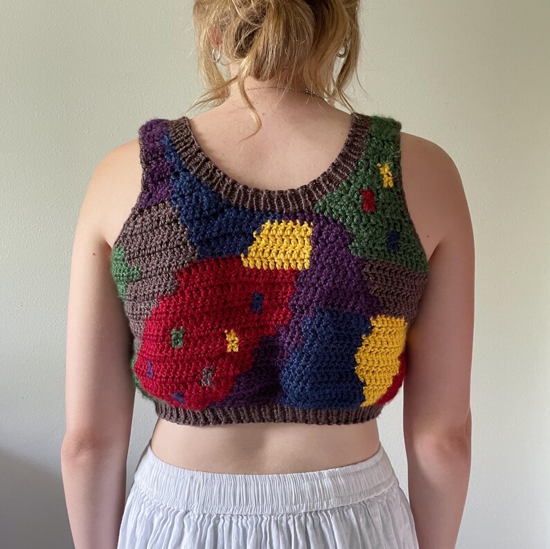The Funky Little Top| Handmade Crochet Crop Top - Etsy