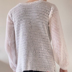 The Skeleton Sweater Crochet Pattern| Filet Crochet| Digital Pdf Only ...