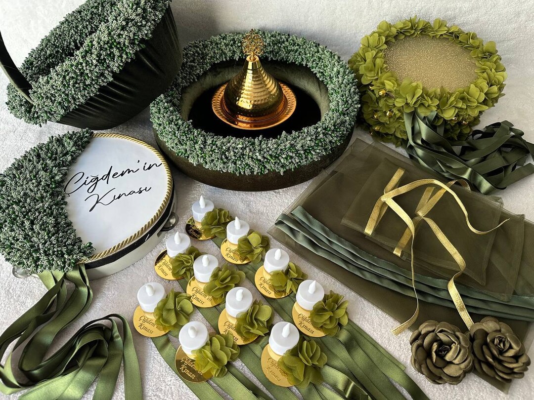 Henna Night Bride and Groom Wedding Sets - Henna-nacht-hochzeitssets ...