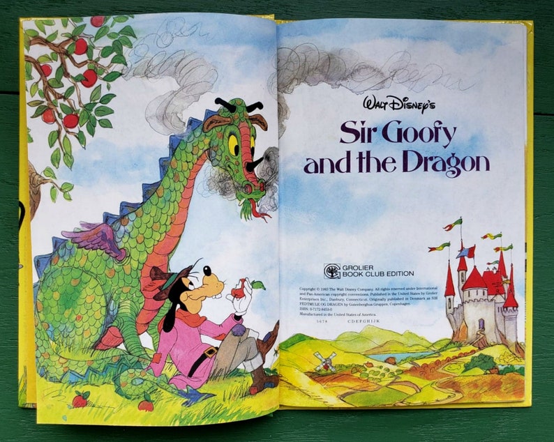 Walt Disney's Sir Goofy and the Dragon 1983 | Etsy
