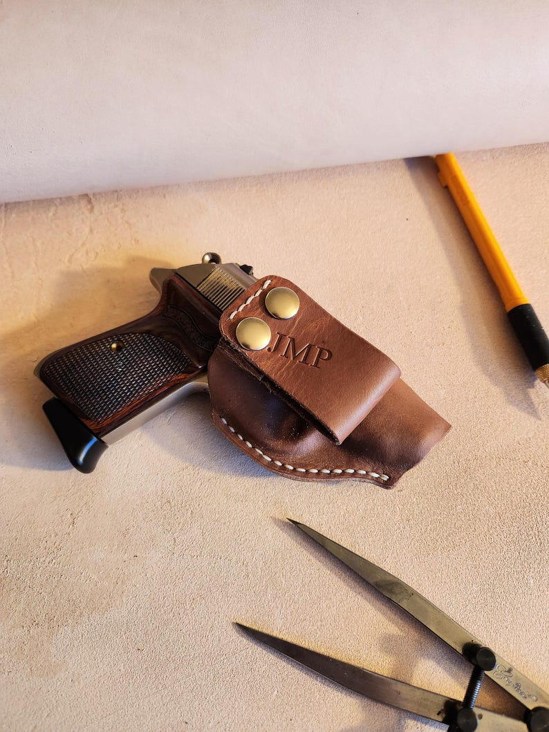 PPK, PPK/S Leather IWB Holster With Snap Loop - Etsy