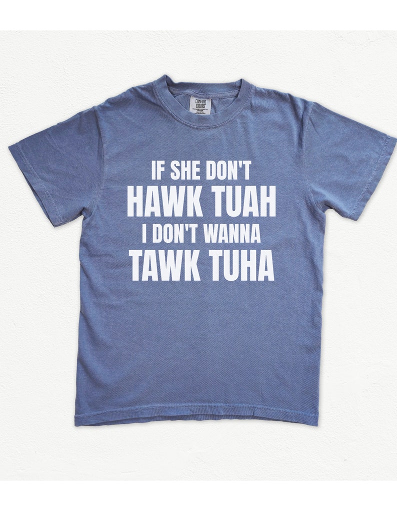 Funny Slang Trendy Meme Oversized T-shirt, Hawk Tuah Girl Parody ...