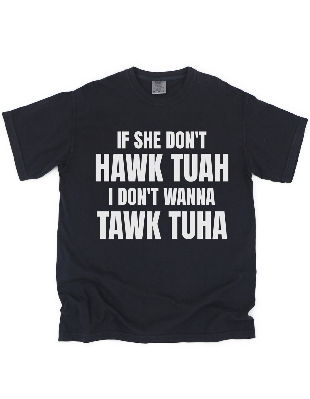 Funny Slang Trendy Meme Oversized T-shirt, Hawk Tuah Girl Parody ...