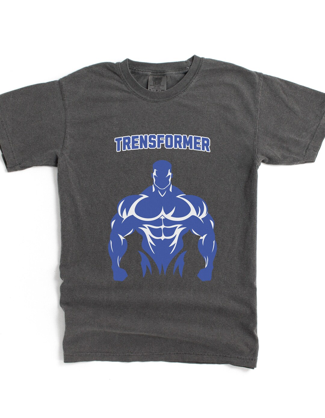 Funny Tren-setter Graphic T-shirt, Bodybuilding Physique Meme Oversized ...