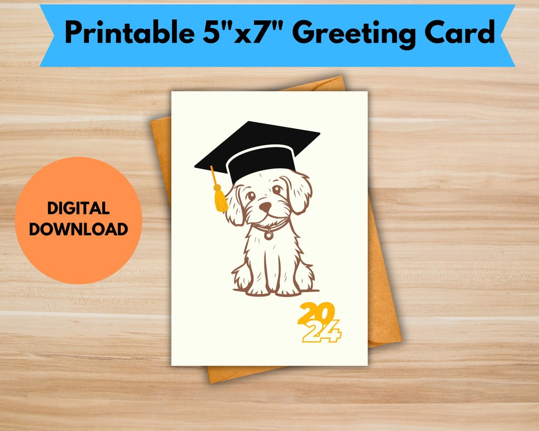 Cute Graduation Card, Congratulations Card, High School Graduation Card ...