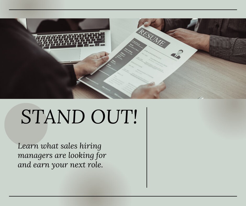 Resume Template, Sales Resume, Account Executive, Sales Development ...