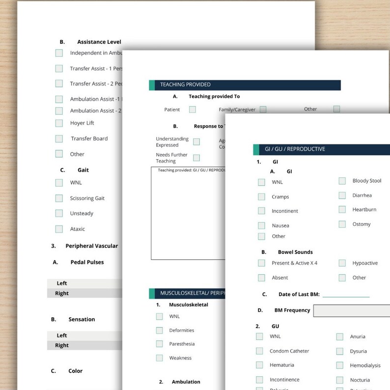 RN Initial Visit Template, Skilled Home Care, Template, Customize to ...